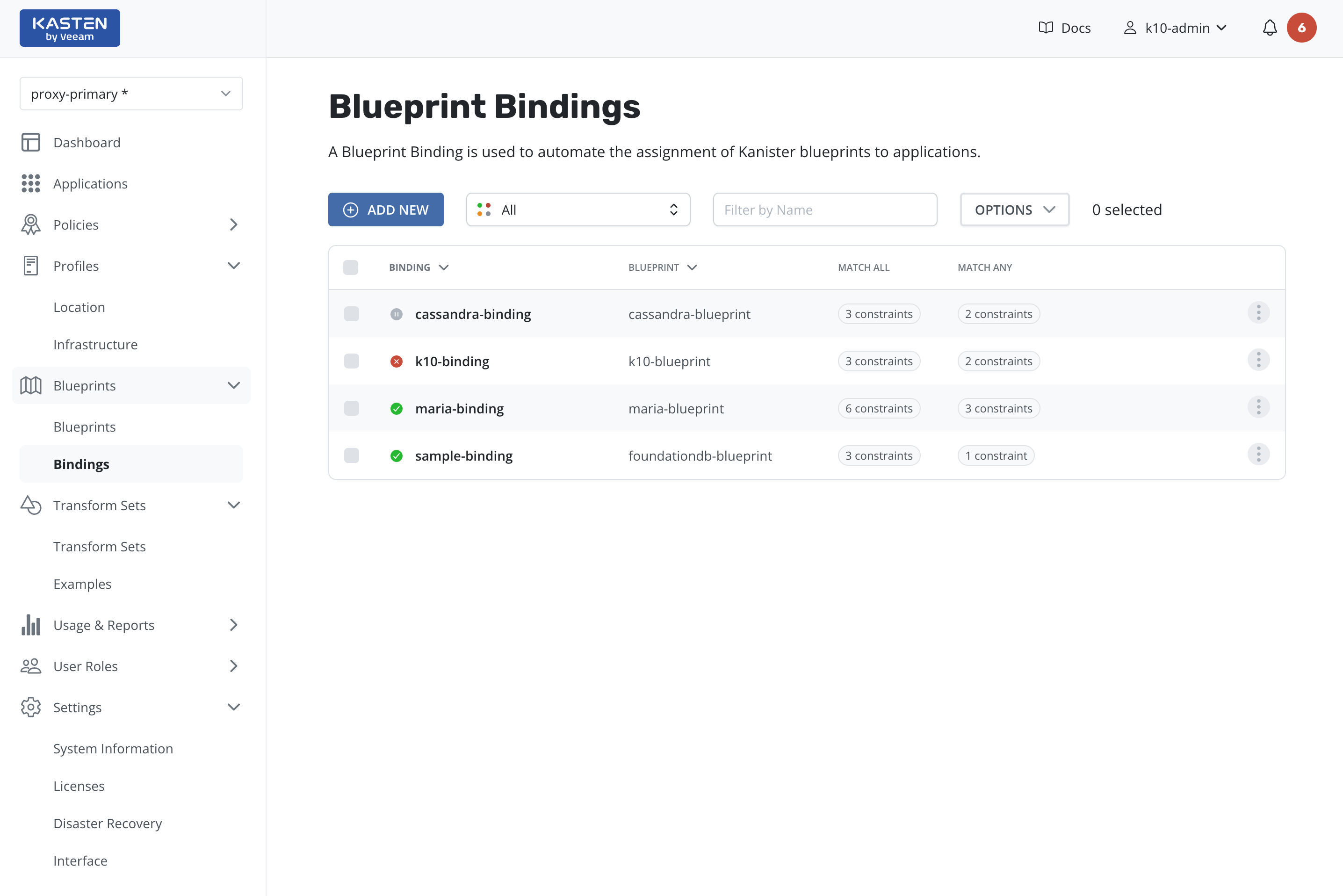Blueprint Bindings — K10 6.5.9 documentation